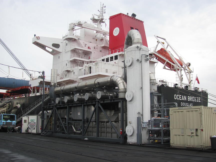 Marine Diesel Scrubber Passes CARB Testing