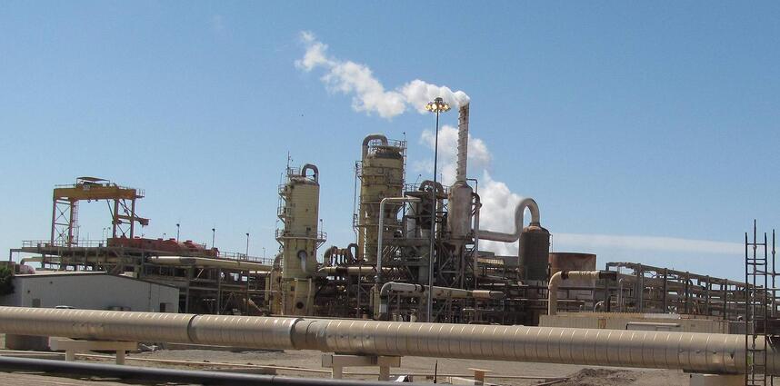 Geothermal Plant SO2 Scrubber