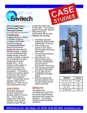 Application: Geothermal Power Generation