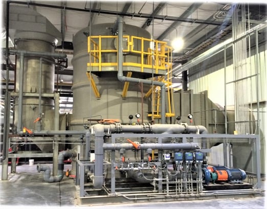 Thermal Oxidizer HCl Scrubbers for Vinyl Chloride Facilities