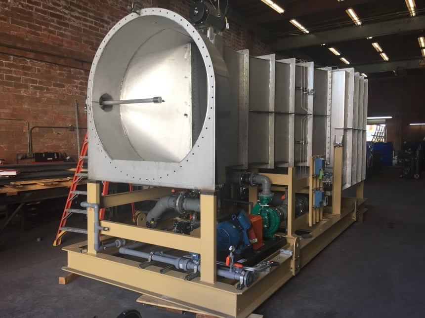 Horizontal Venturi Scrubber for Particulate Control