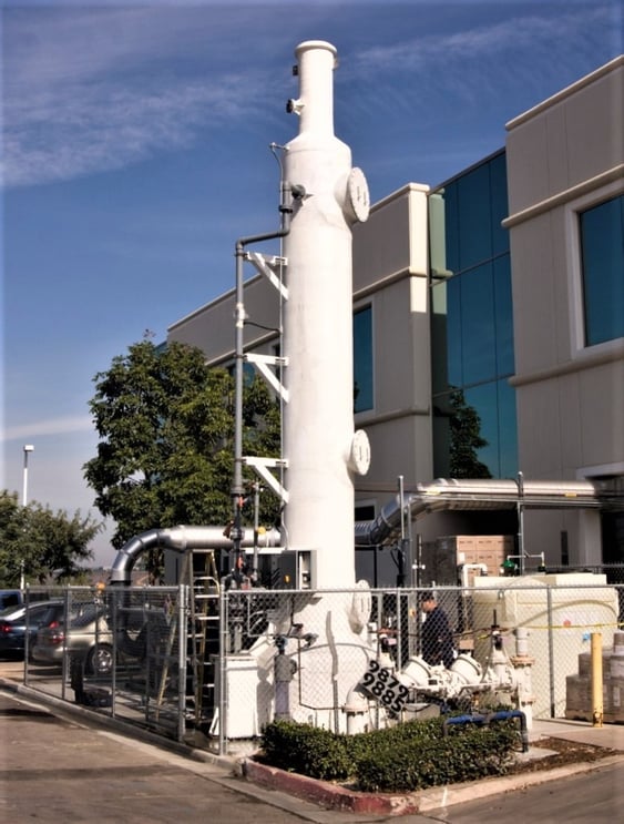 Thermal Oxidizer HCl Scrubbers for Vinyl Chloride Facilities