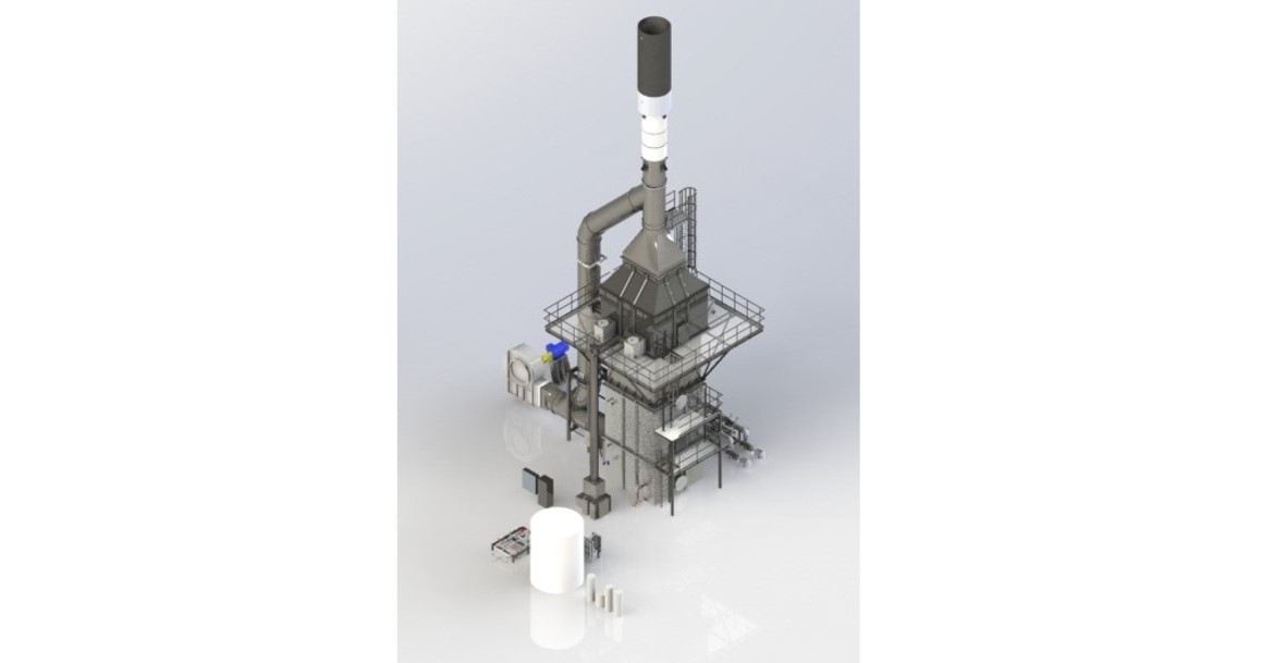 Wet Electrostatic Precipitator (WESP) for submicron lead Particulate